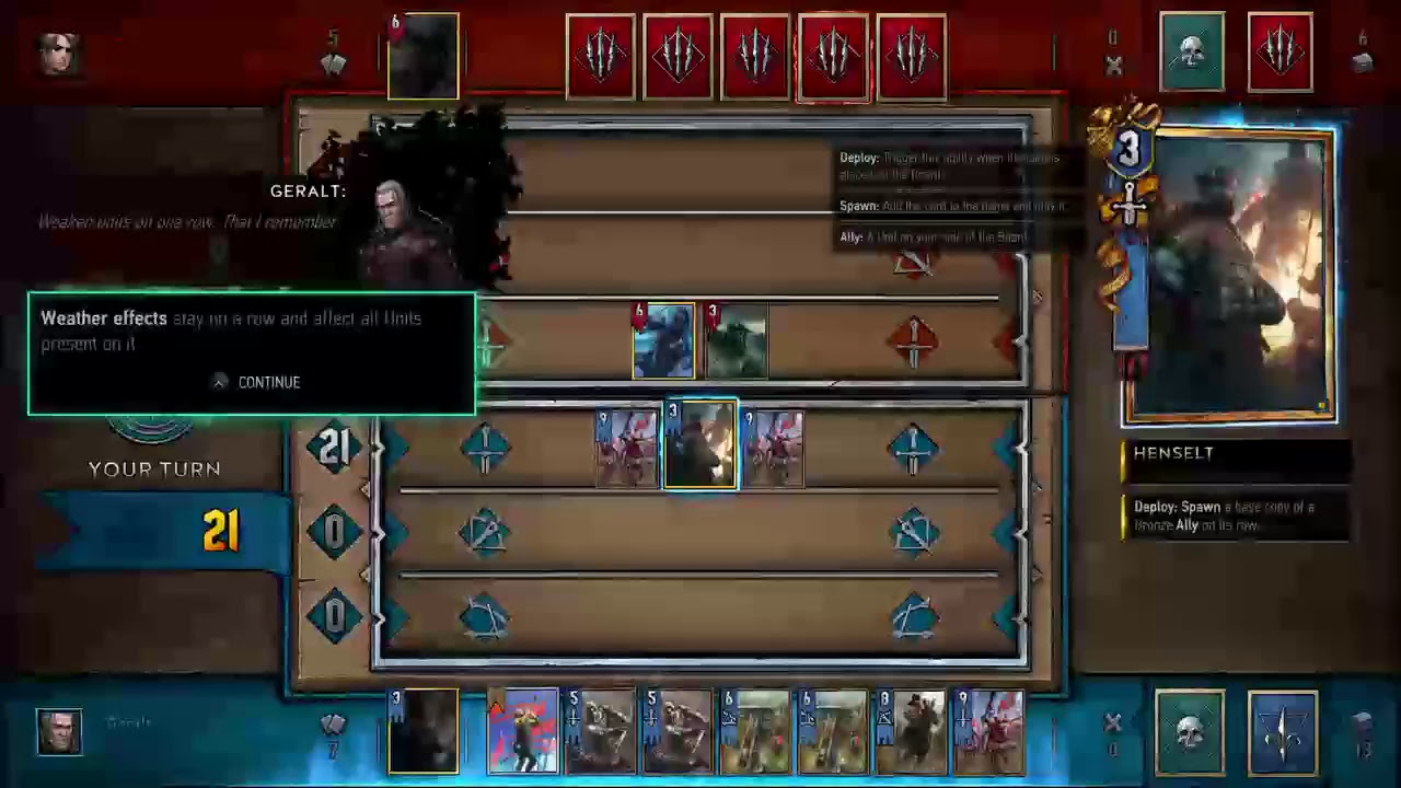 First Look at Gwent the Witcher card game - YouTube