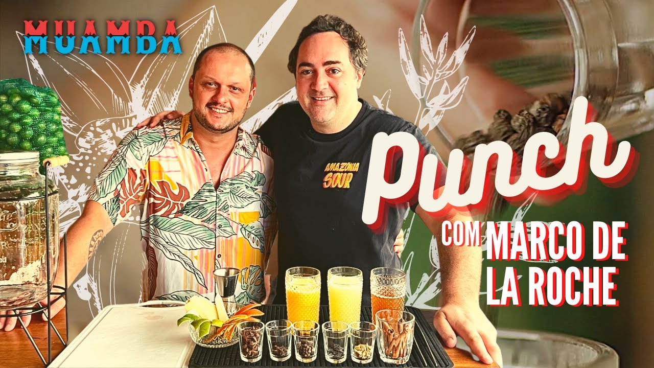 Marco De la Roche veio nos ninar no berço da coquetelaria: punch. - YouTube