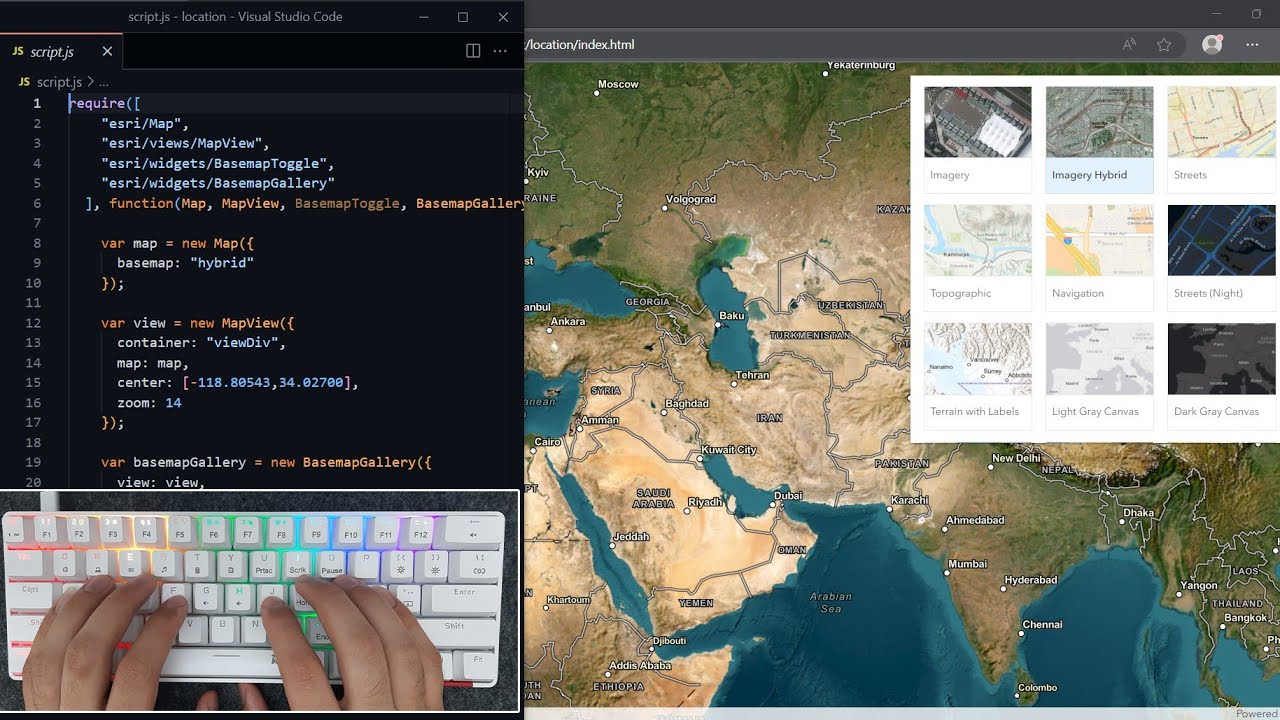 Asmr Programming Map Api In Javascript No Talking Youtube 8430