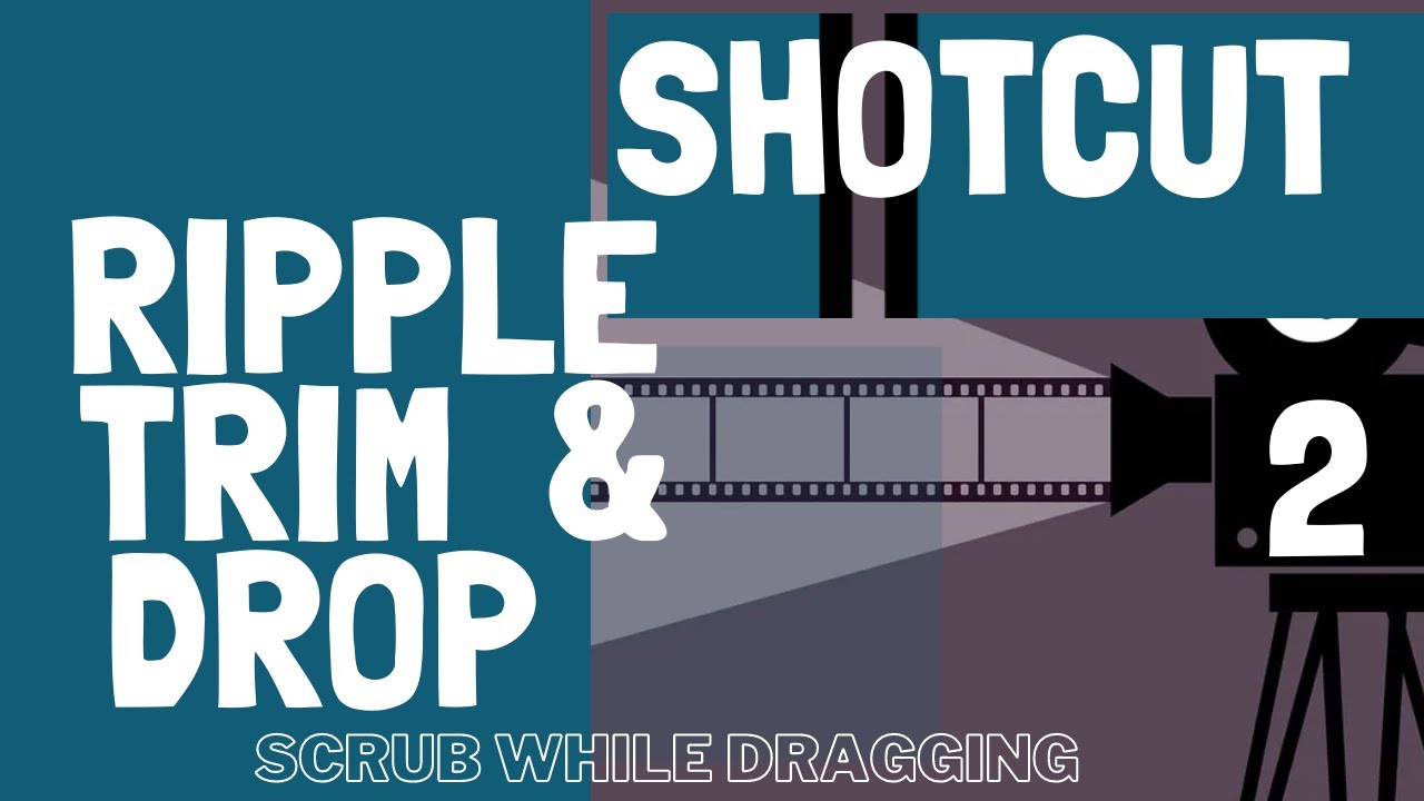 2 SHOTCUT VIDEO EDITOR | TIMELINE | RIPPLE TRIM AND DROP | SCRUB WHILE ...
