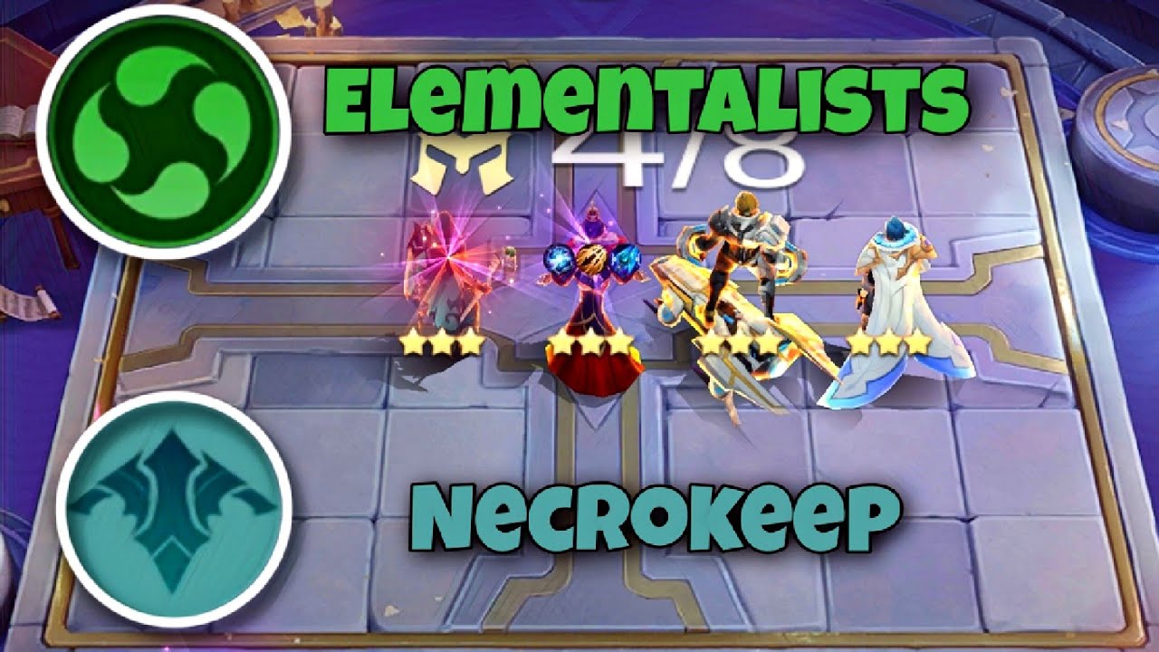 Elementalists + Necrokeep = Auto Win!! - YouTube
