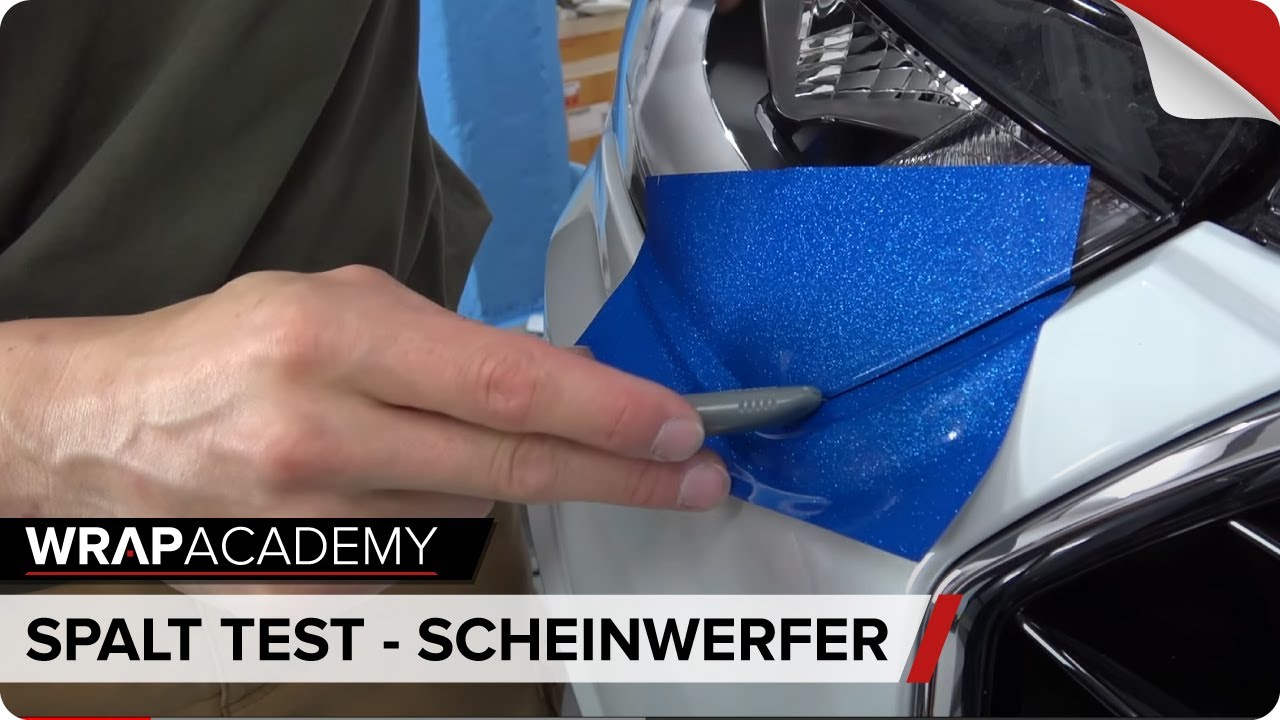 SPALT TEST - Scheinwerfer | Autofolieren lernen | #wrapacademy - YouTube
