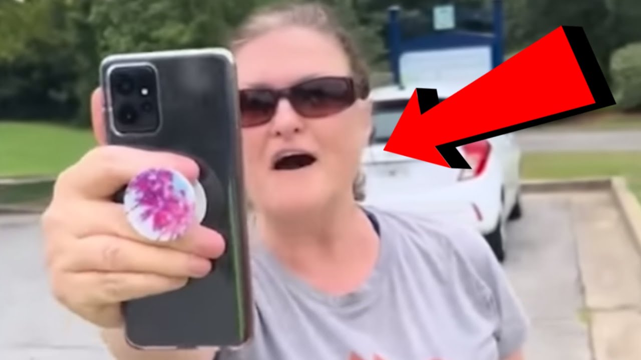 CRAZY Karen FREAKS OUT Over Being Filmed - Public Freak Outs - YouTube