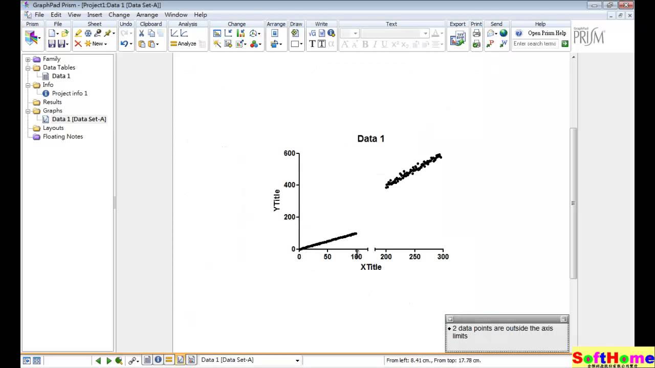 GraphPAD Axis Two Segments YouTube GraphPAD Axis Two Segments YouTube