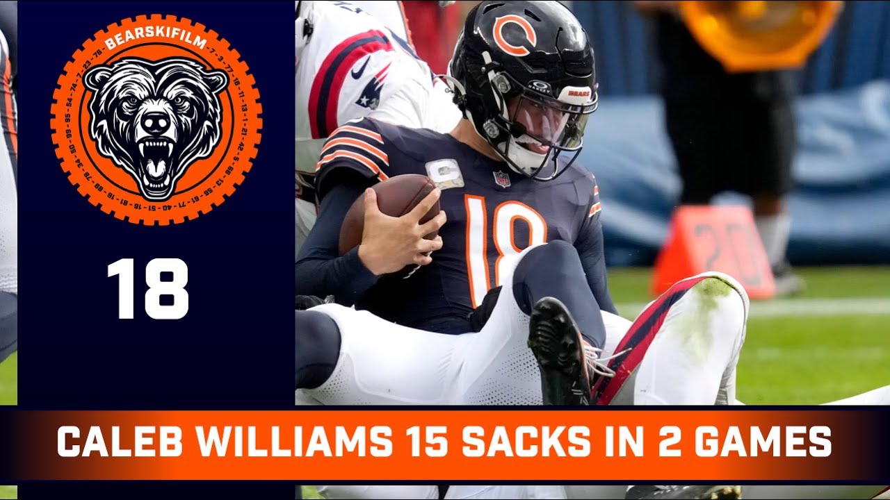 Caleb Williams Sacked 15 Times in 2 games || Chicago Bears || NFL Sack ...
