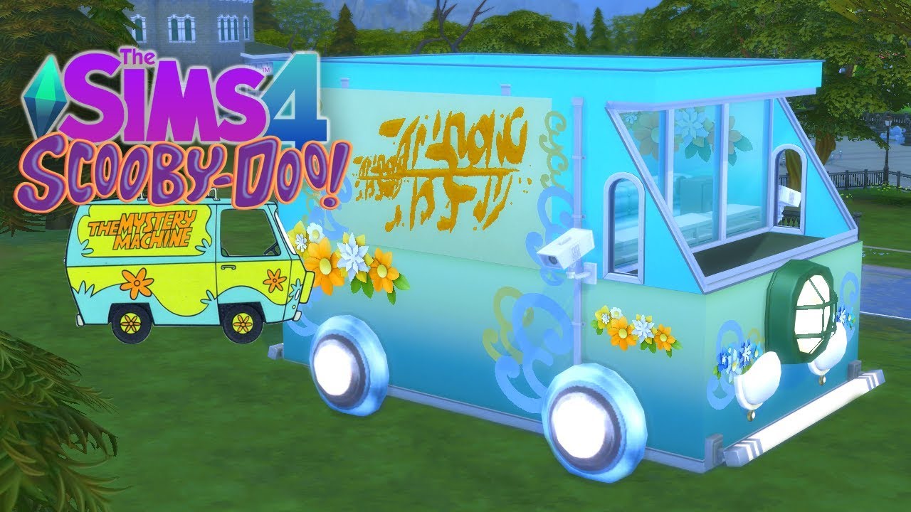 The Sims 4- The Mystery Machine *Scooby Doo*| SPEED BUILD - YouTube