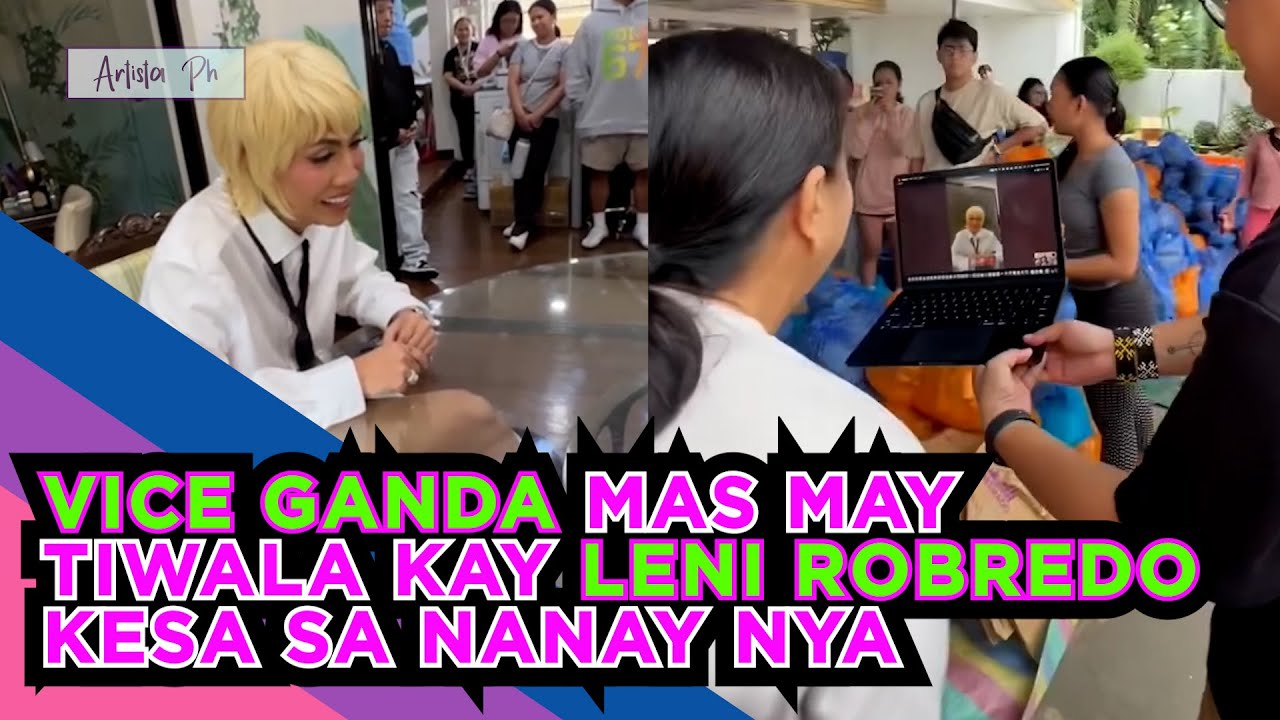 VICE GANDA MAS MAY TIWALA KAY LENI ROBREDO KESA SA NANAY NYA: NAGBIGAY ... VICE GANDA MAS MAY TIWALA KAY LENI ROBREDO KESA SA NANAY NYA: NAGBIGAY ...