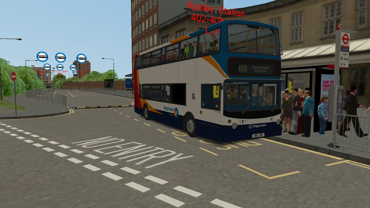 Bowdenham V5 route 408 Herefield station - YouTube