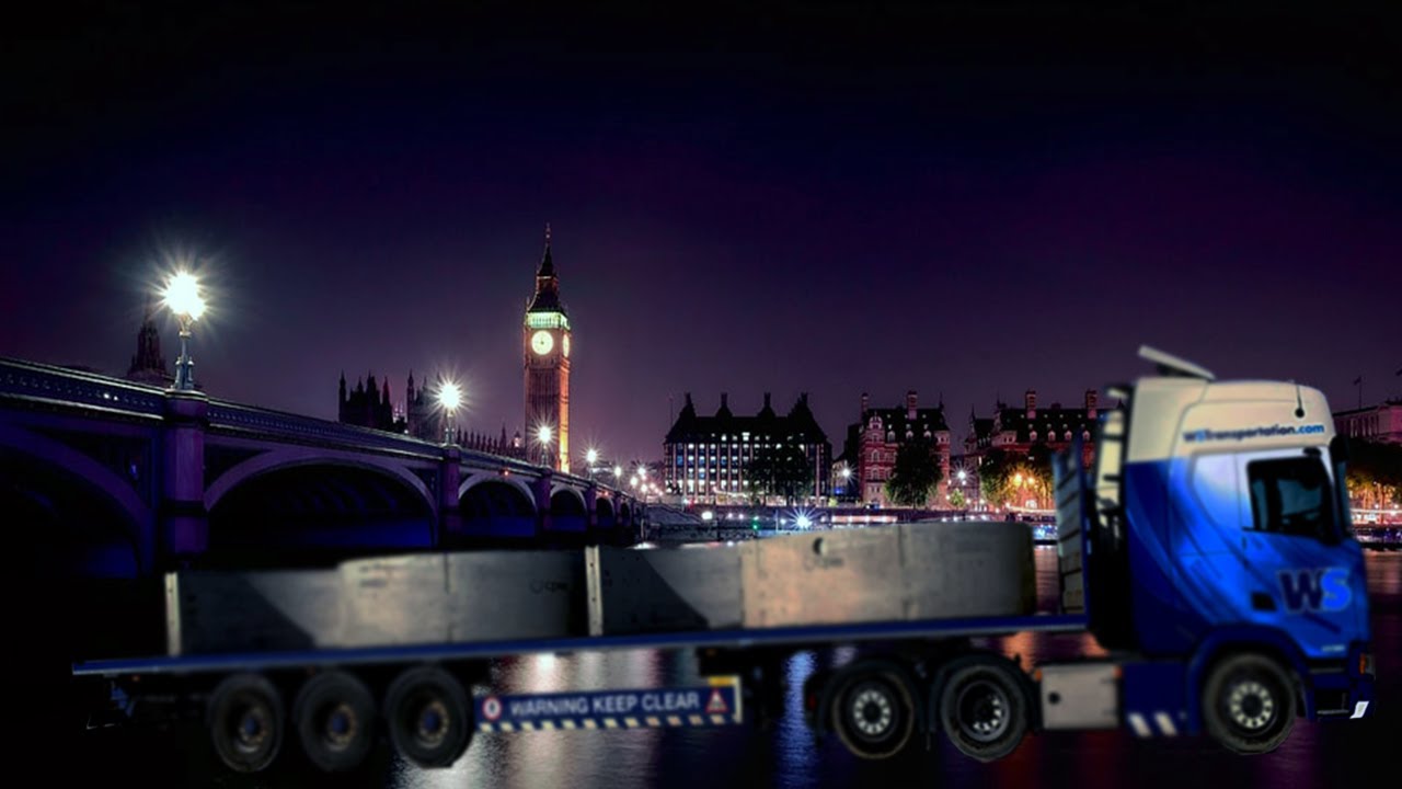 Taking A HGV Into London City AT NIGHT!! - YouTube