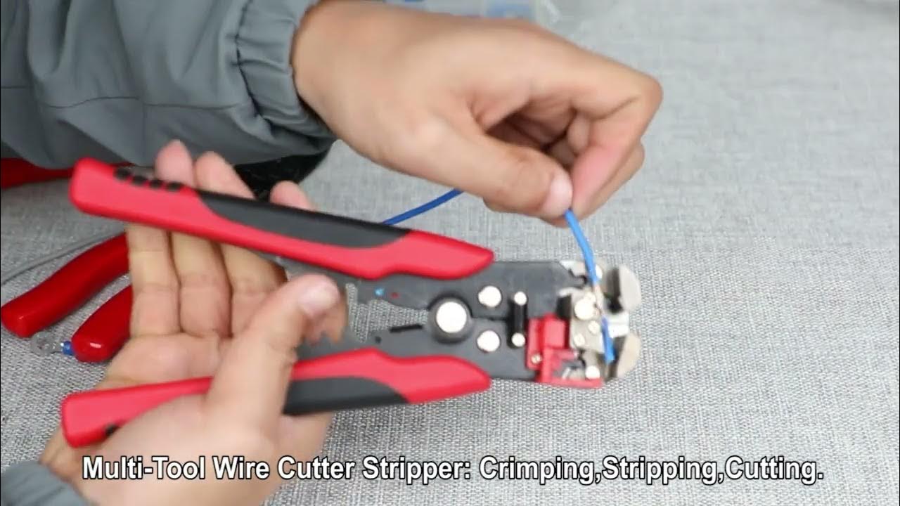 Do you know how to use the multi-function wire stripper? - YouTube