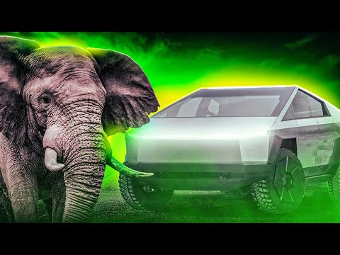 Elon Musk EXPLOITS Elephants For The Production of Cyber Trucks 😱🐘 ...