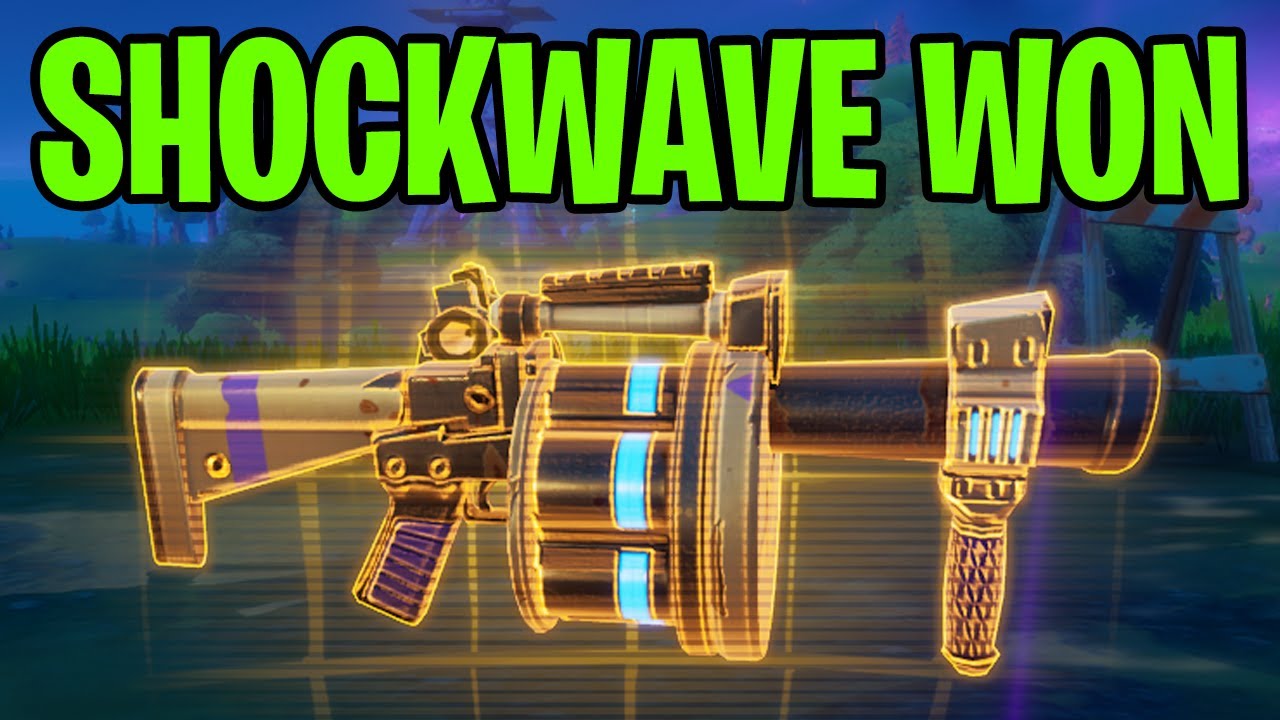 THE SHOCKWAVE LAUNCHER IS BACK IN FORNTITE!!! (Shockwave Won Vote ...