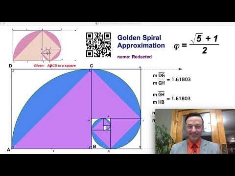 Golden Spiral Approximation with Geogebra - YouTube