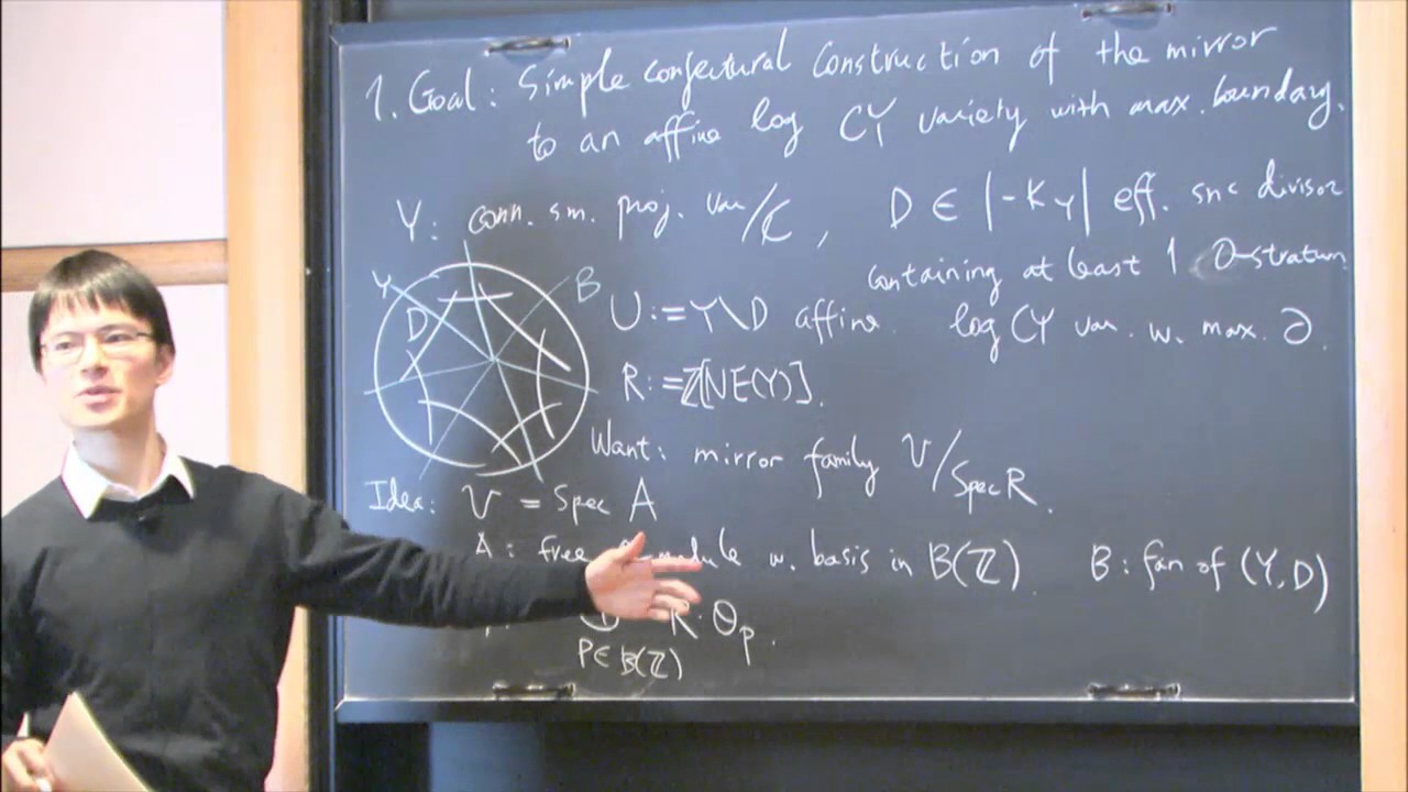 The Frobenius conjecture in dimension two - Tony Yue Yu - YouTube