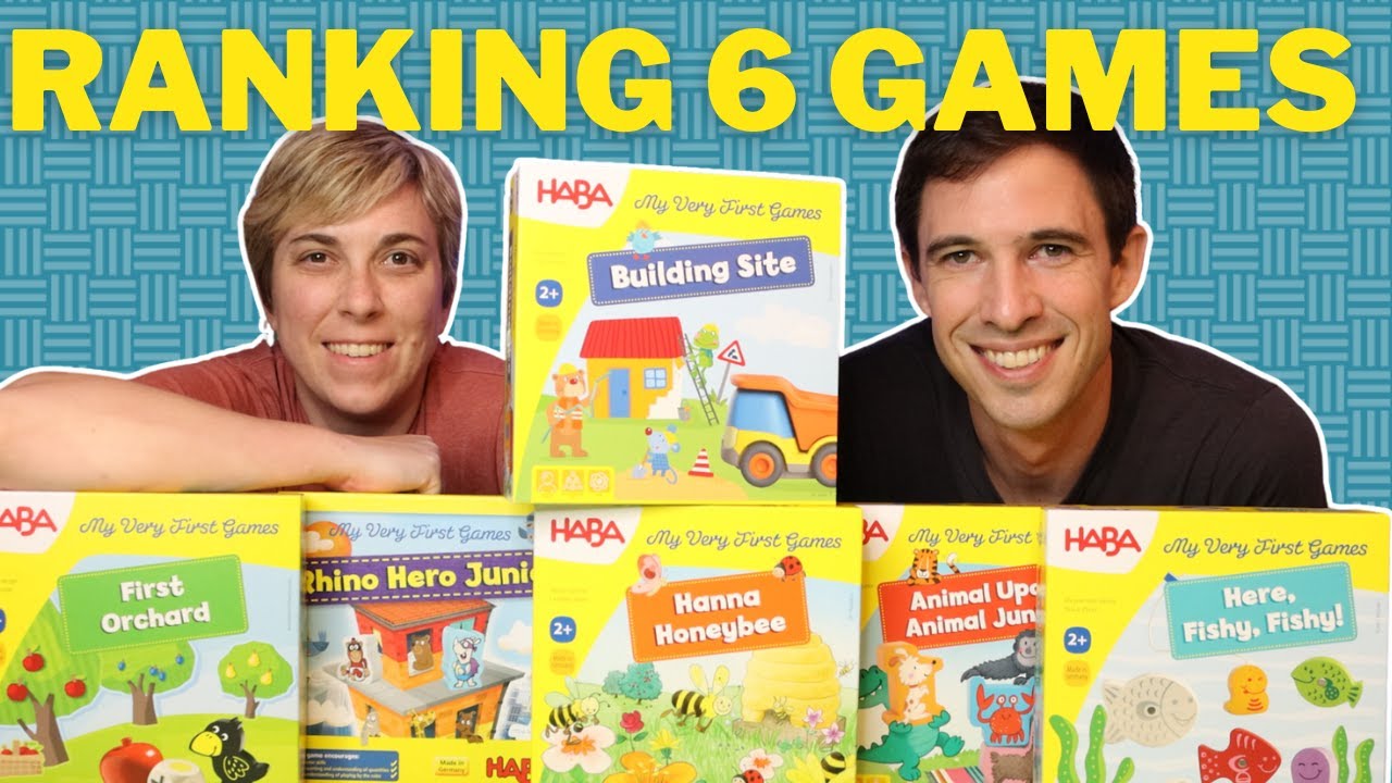Ranking 6 HABA Games | Board Games for Toddlers - YouTube