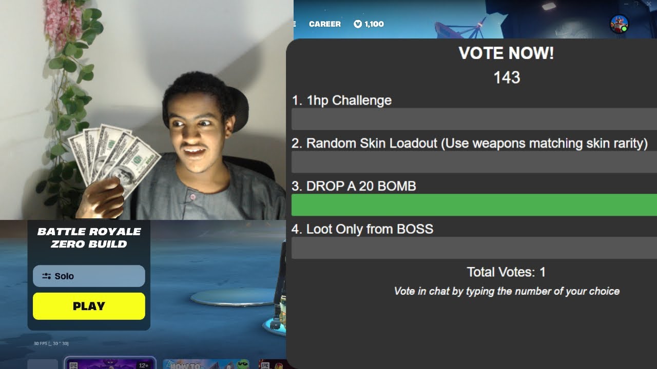 (🔴GAZA CHARITY CHALLENGES🟥) (🔵FORTNITE VOTE CHALLENGES) - YouTube