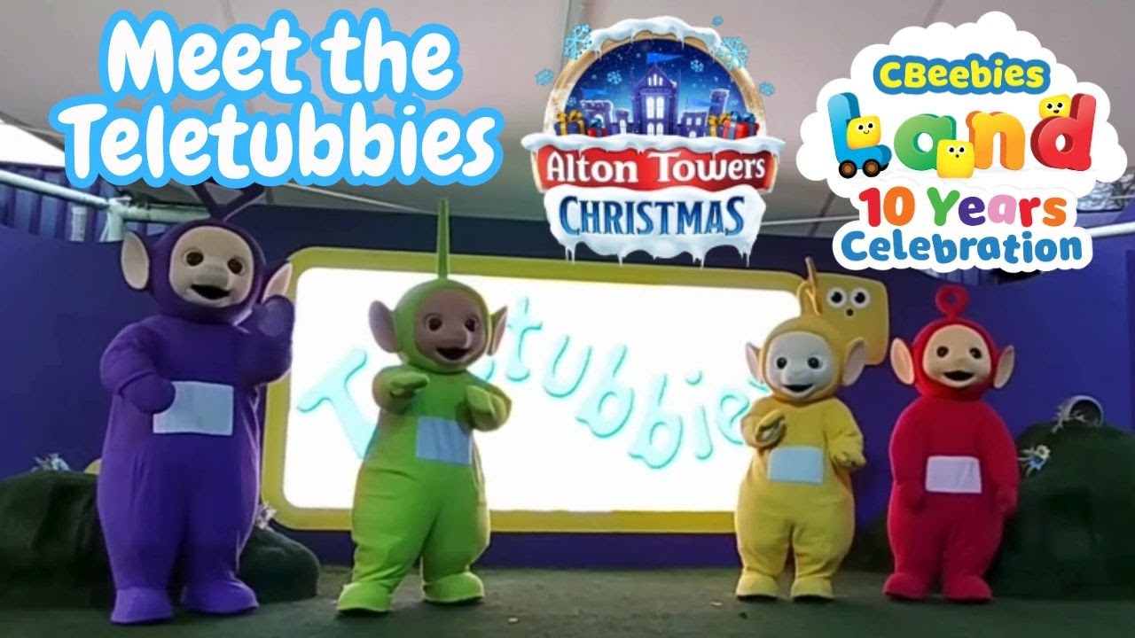 Meet Tinky-Winky, Dipsy, Laa Laa and Po the Teletubbies CBeebies Land ...