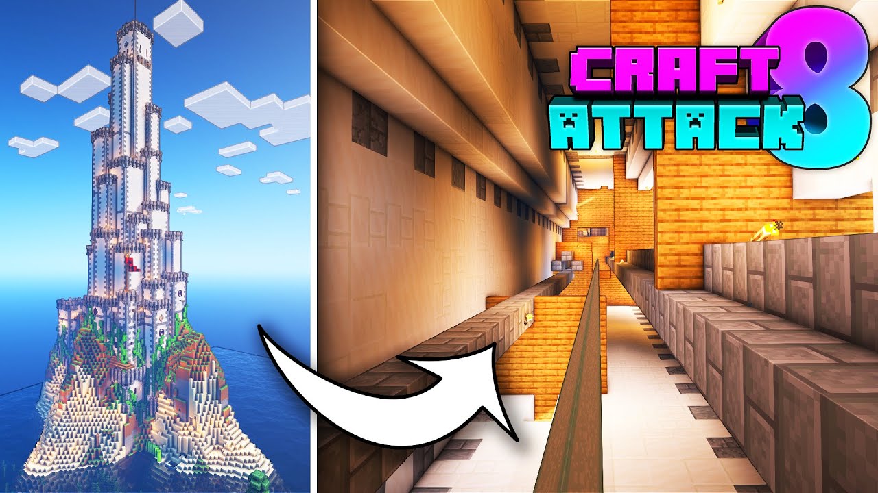 Minecraft Survival Base bauen - Innen wie Außen 🔨 Minecraft Craft Attack 8 mit Croco #45 - YouTube