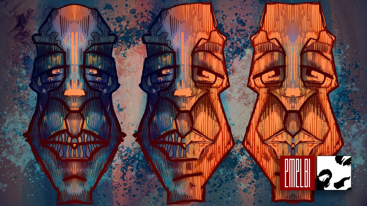 Agent Milo Illustration - Process in Procreate and Photoshop - YouTube