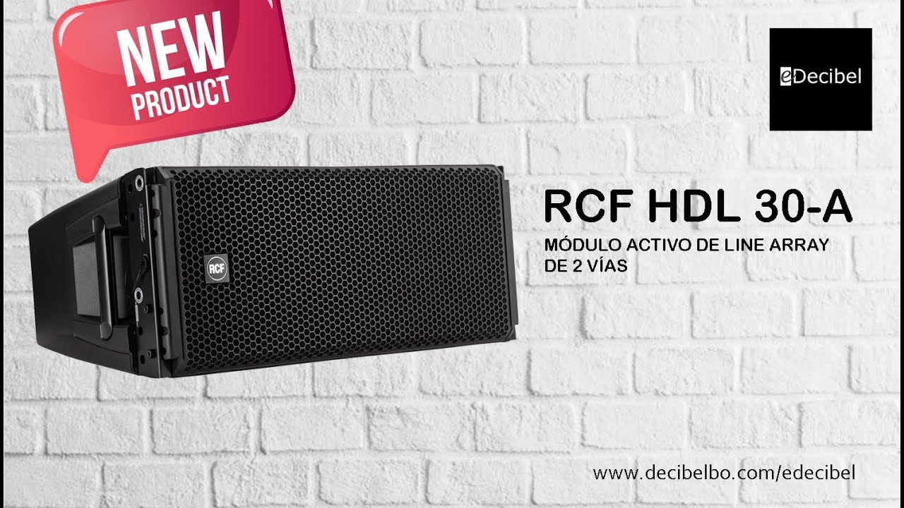 RCF HDL 30-A - YouTube
