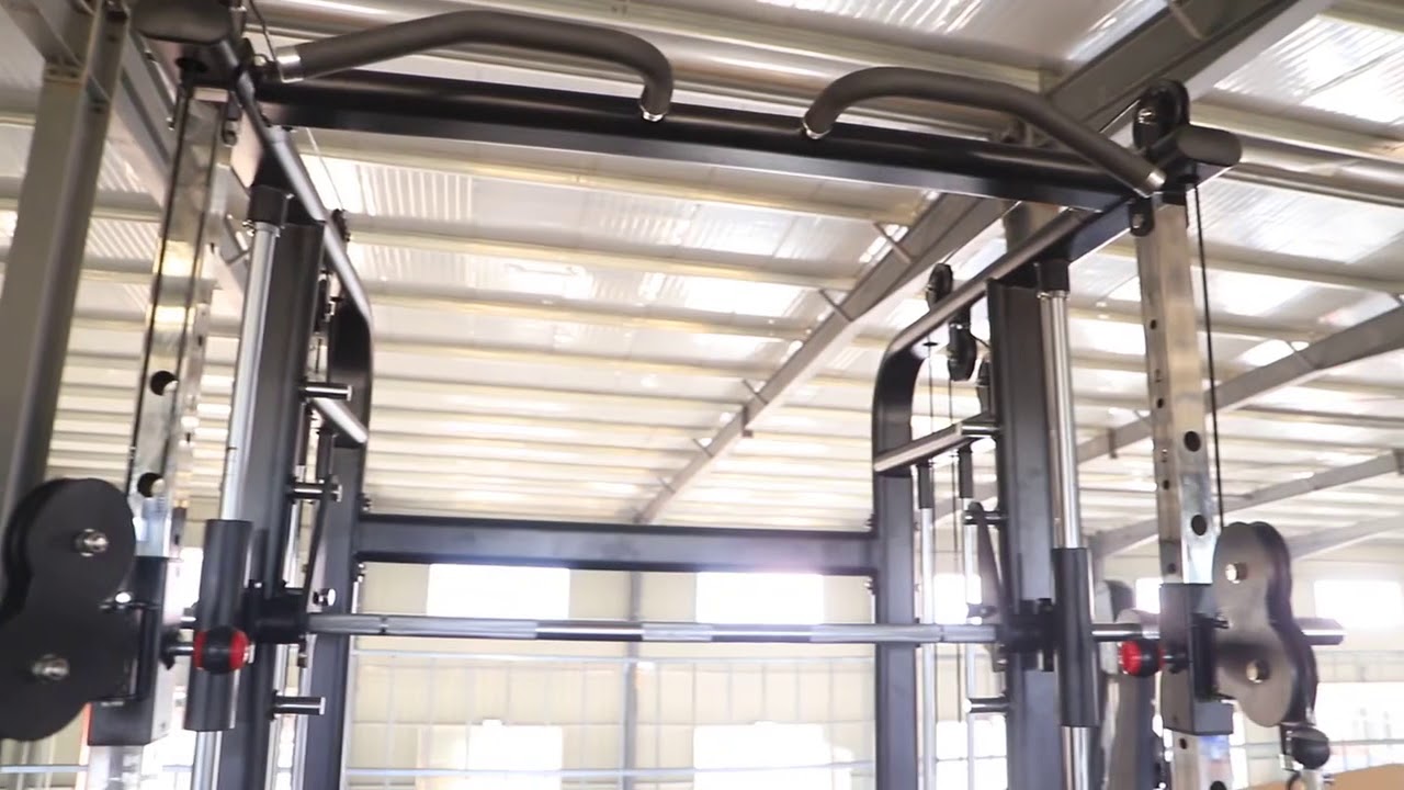 How to use All in one multi Smith machine Smith machine |cable ...