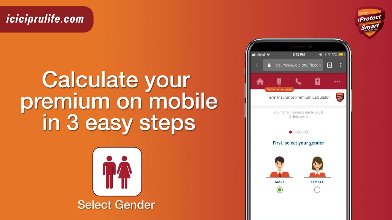 Steps to Calculate Term Insurance Premium on Mobile Anytime, Anywhere ...