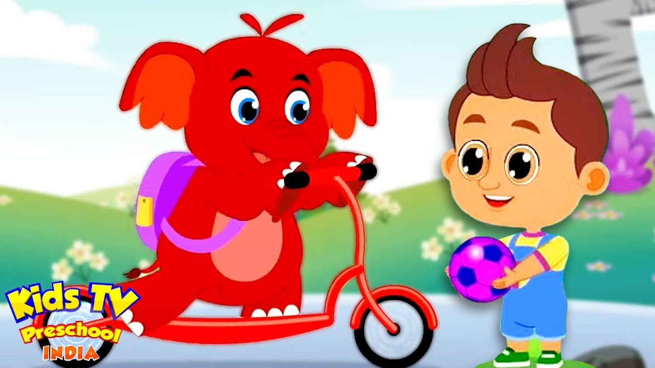 Ek Mota Hathi, एक मोटा हाथी, Hindi Rhymes for Children - YouTube