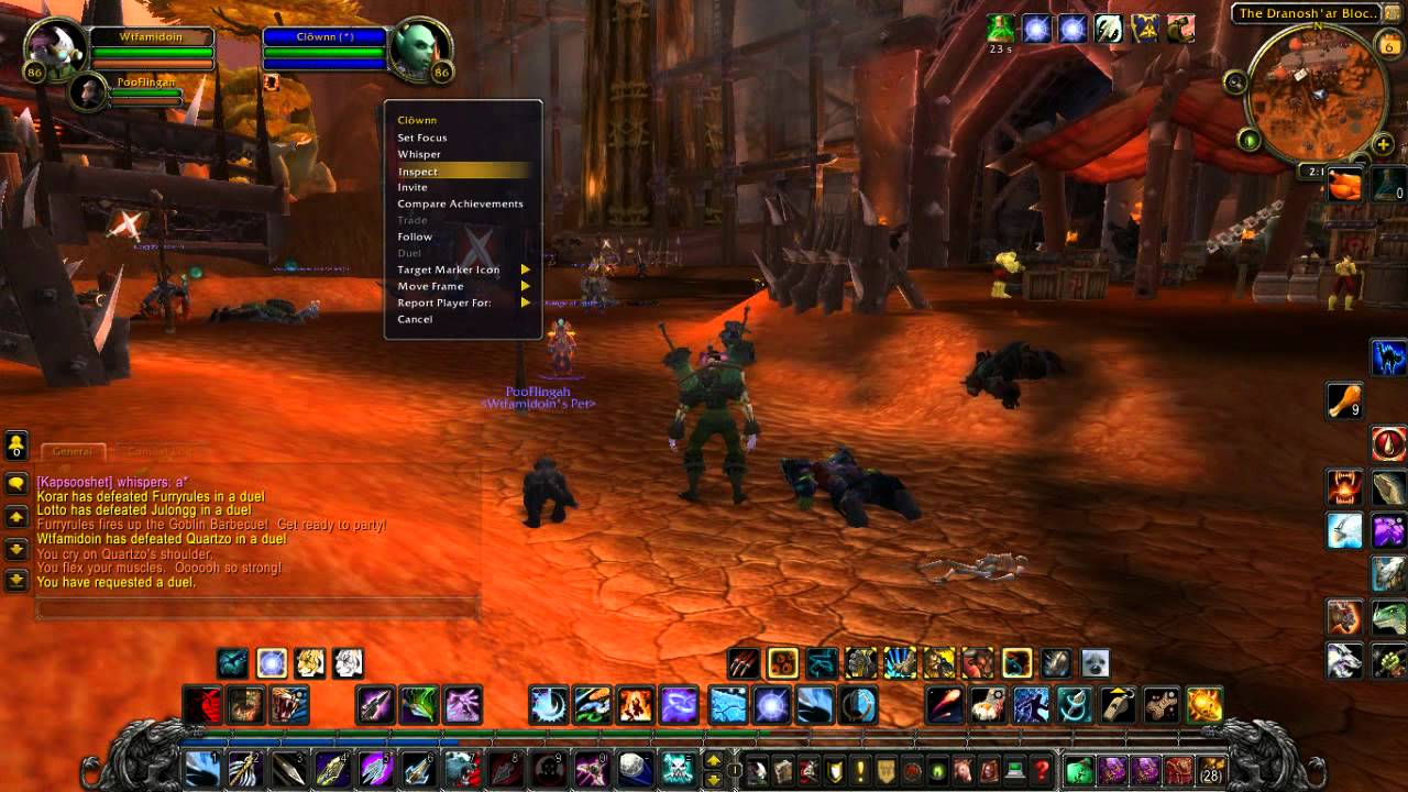 Mists of pandaria Hunter Duels pvp - YouTube