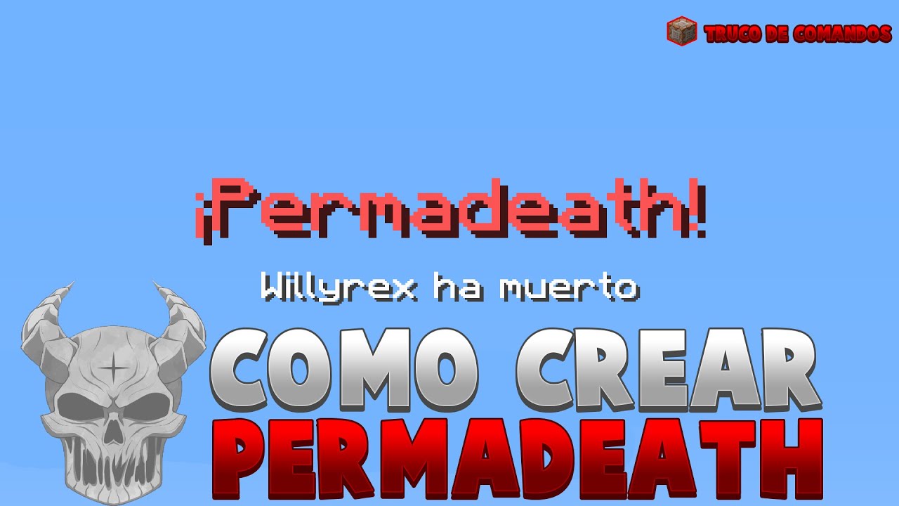 Cómo CREAR los mensajes de PERMADEATH en MINECRAFT VANILLA Cómo crear ...