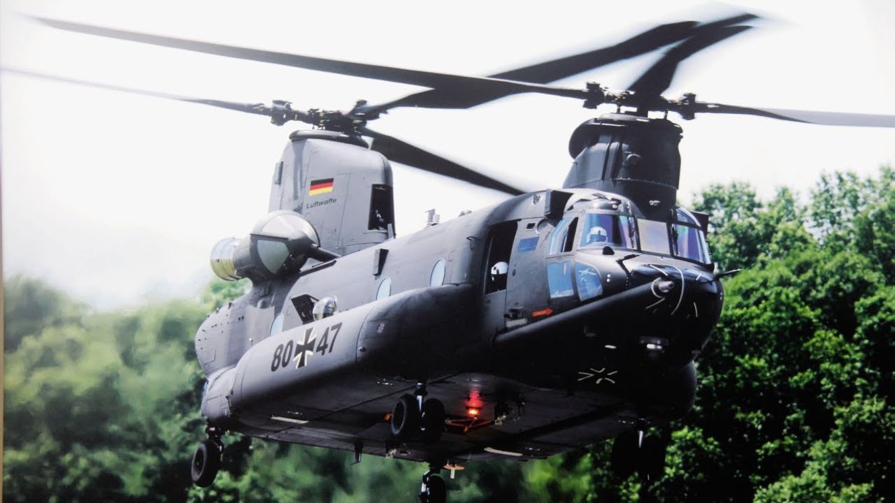 Boeing announces Chinook engine support teaming for Germany - YouTube
