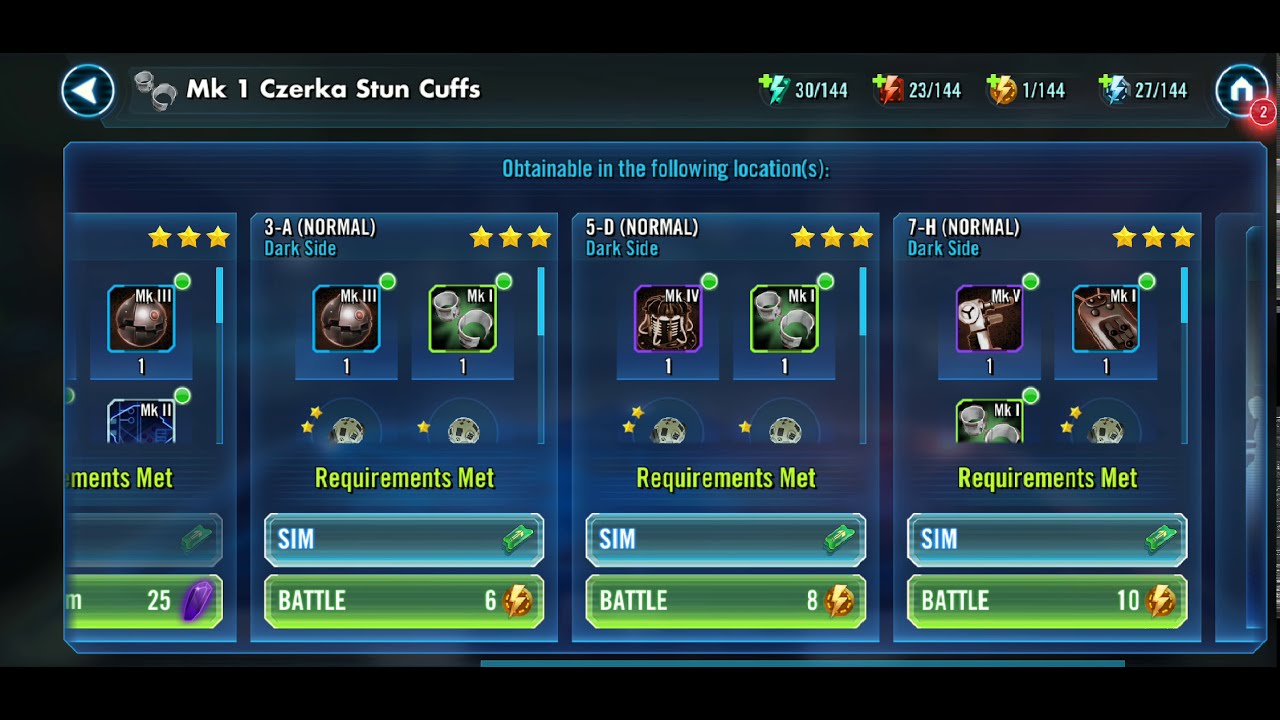 "Ugnaught trick" with gear-lvl-5 Echo - swgoh f2p relics farming cheat ...