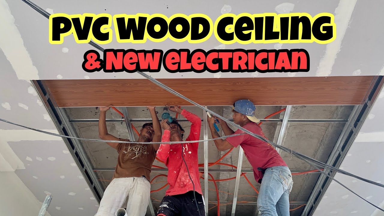 HOUSE BUILDING IN THE PHILIPPINES - EPISODE 159: PVC WOOD CEILING I NEW ...