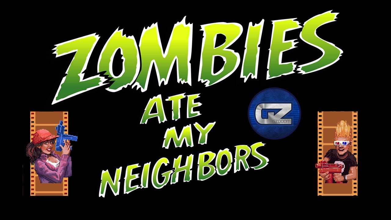 Zombies Ate My Neighbors TC with GZDOOM great mod by Dude27th - YouTube