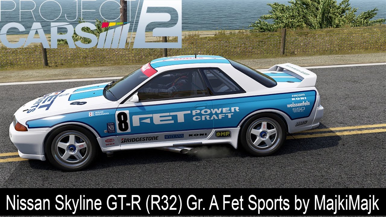 Project CARS 2 - Nissan Skyline GT-R (R32) Gr. A Fet Sports - YouTube
