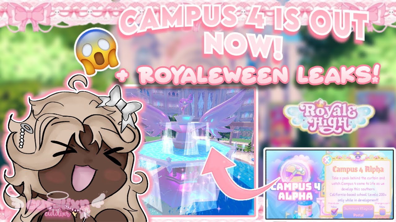 Campus 4 BETA OUT NOW In ROYALE HIGH! 🤯😍 | Royale High Roblox | # ...