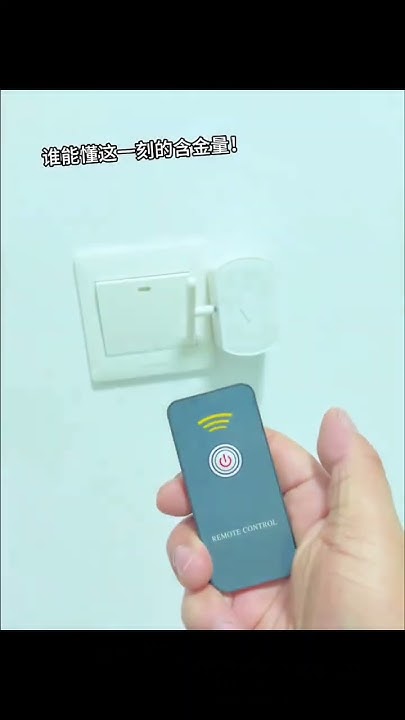 Only real lazy people can understand the value of this moment. Lazy switch, light switch, remote ...