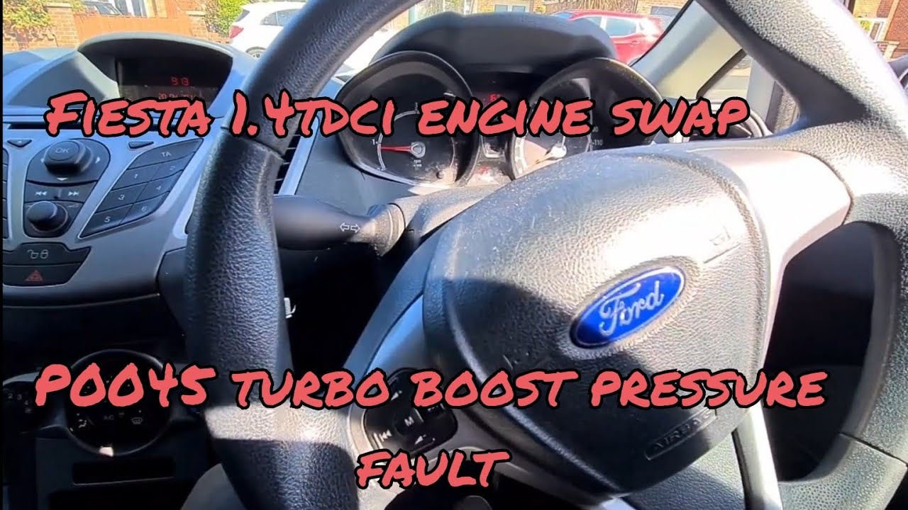 Fiesta 1.4 tdci P0045 boost fault after engine replacement - YouTube