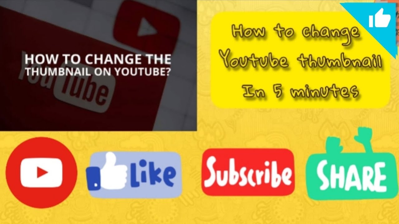 how to change thumbnail to a custom thumbnail and verify the phone ...