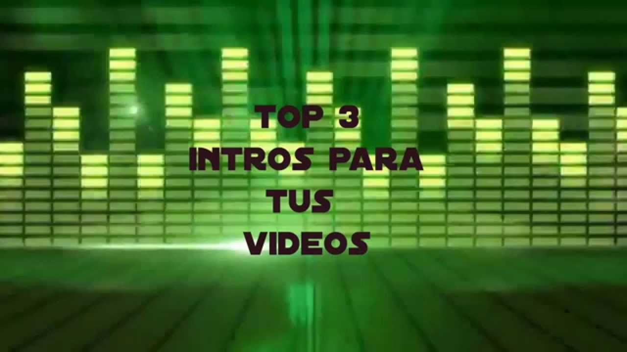 Top 3 intros editables para camtasia studio 8 - YouTube