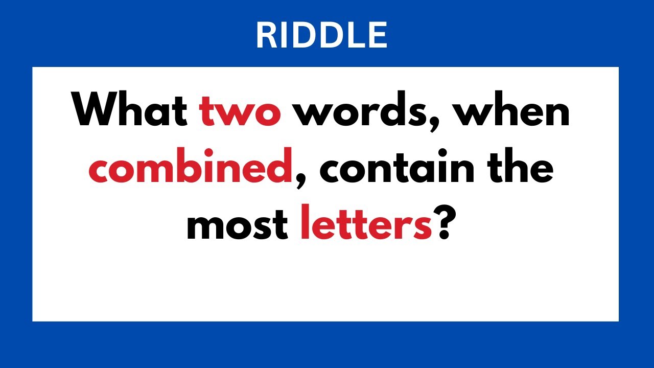 CAN YOU SOLVE THESE 15 MIND BLOWING RIDDLES - YouTube
