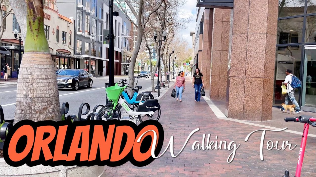 Orlando downtown walking tour / Orlando Florida/ 4K / 2023 - YouTube