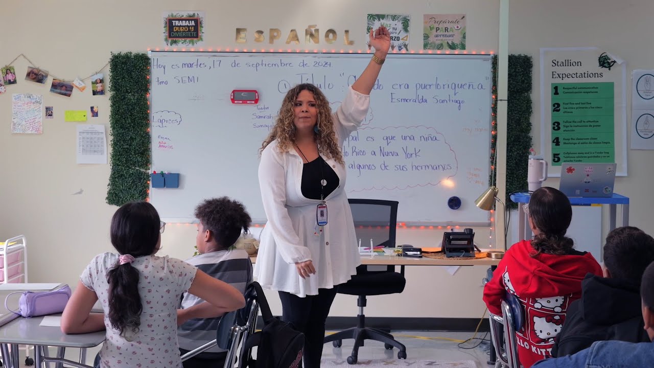 Dual Language at Sullivan Middle School - YouTube