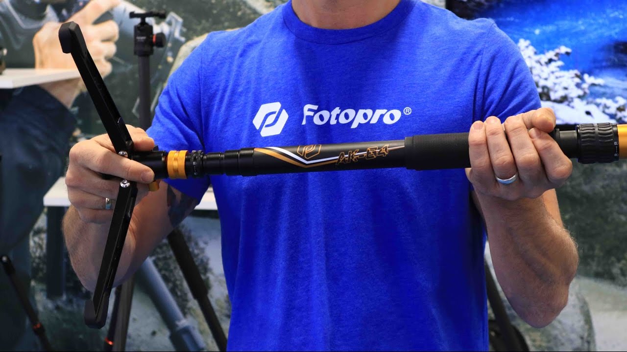 CES 2017: FotoPro AK-64 Quick Extend Monopod - YouTube