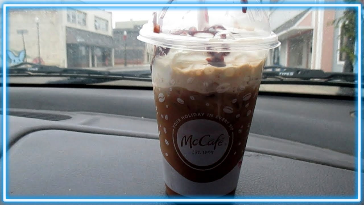 McDonald's Iced Peppermint Mocha! Is It Any Good? - YouTube