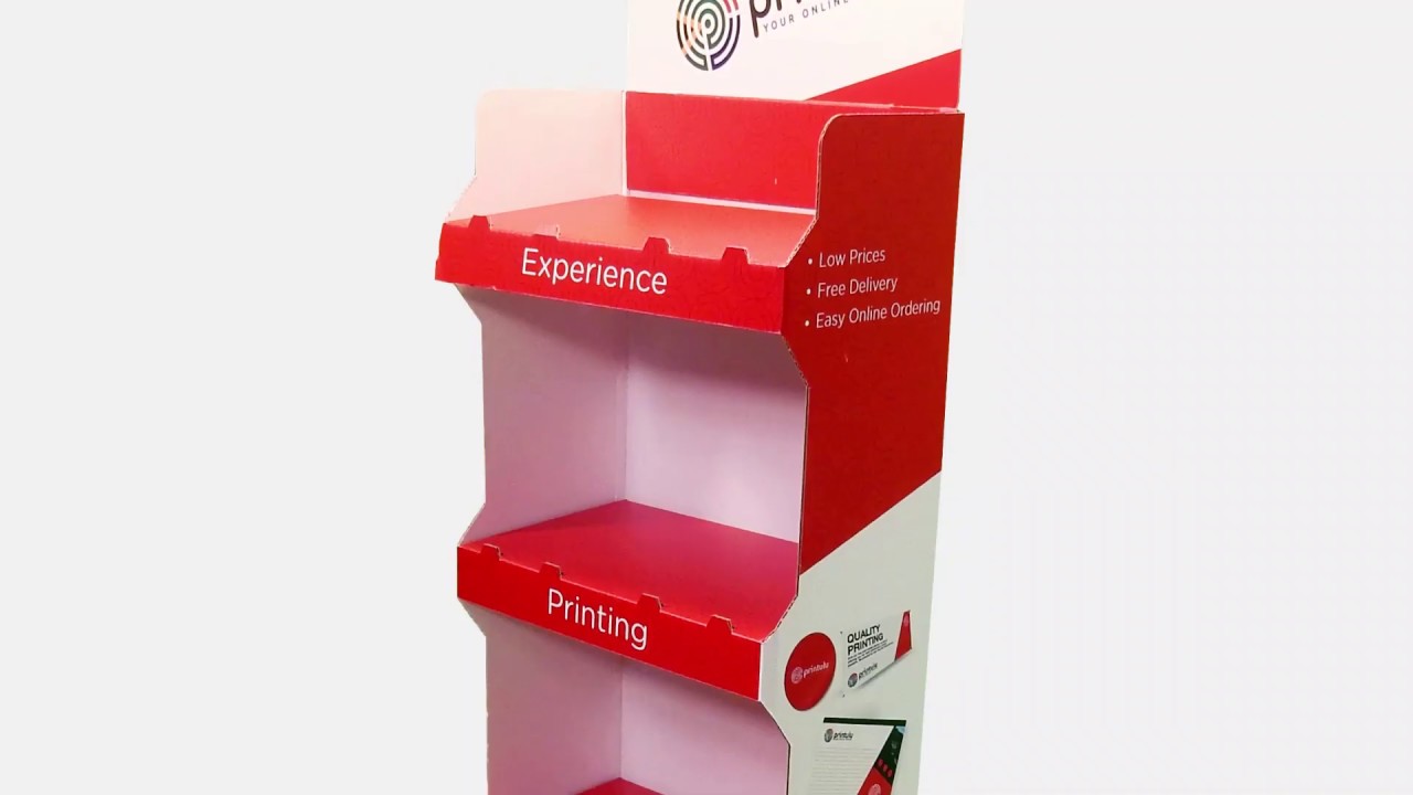 Display Stand Printing| Free Standing Units At Printulu - YouTube