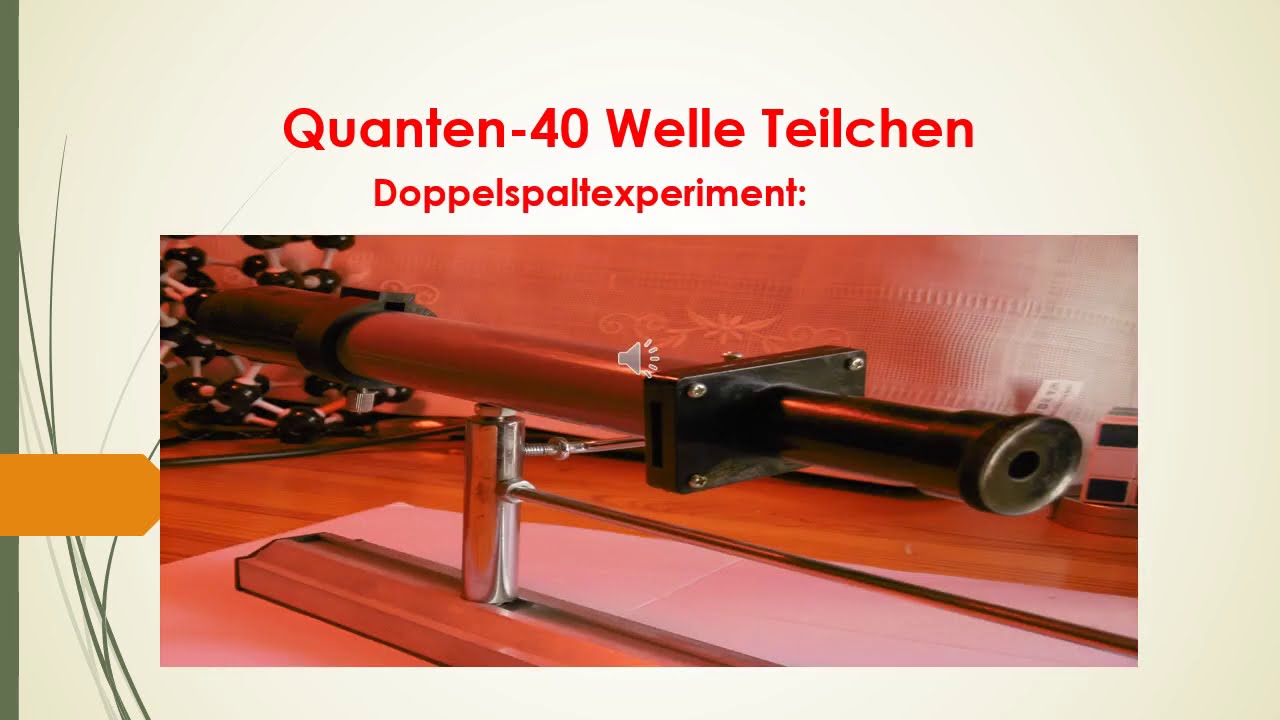 Quanten 40 Welle Teilchen monochromatisches Licht Dualismus markantes ...