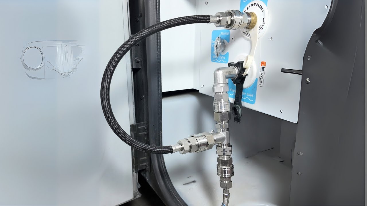 How to Use the Black Tank Flush Kit - YouTube