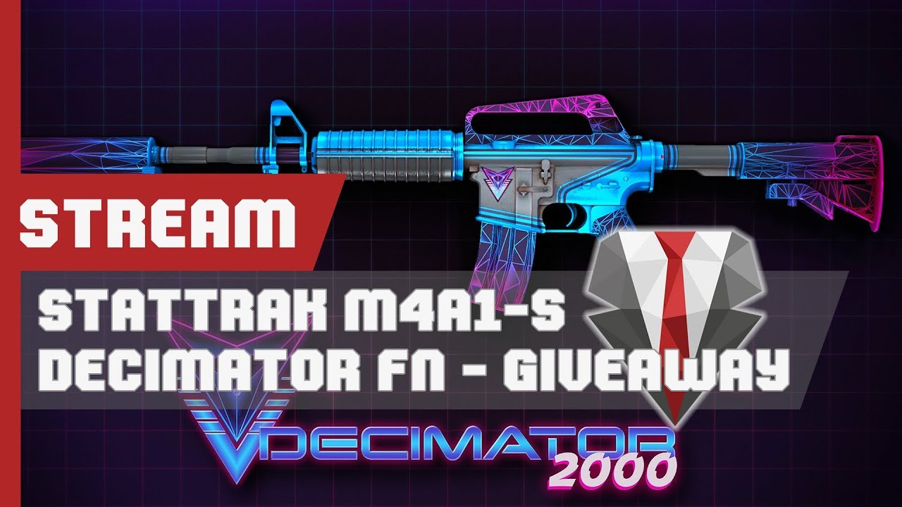 FOGADÓÓRA TANÁR ÚRRAL - STATTRAK M4A1-S DECIMATOR FACTORY NEW GIVEAWAY ...