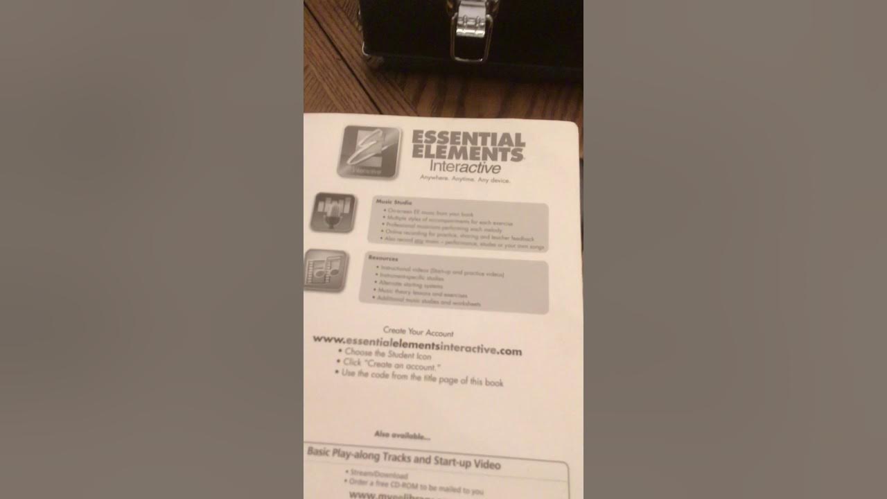 Essential Elements Interactive Instructions - YouTube