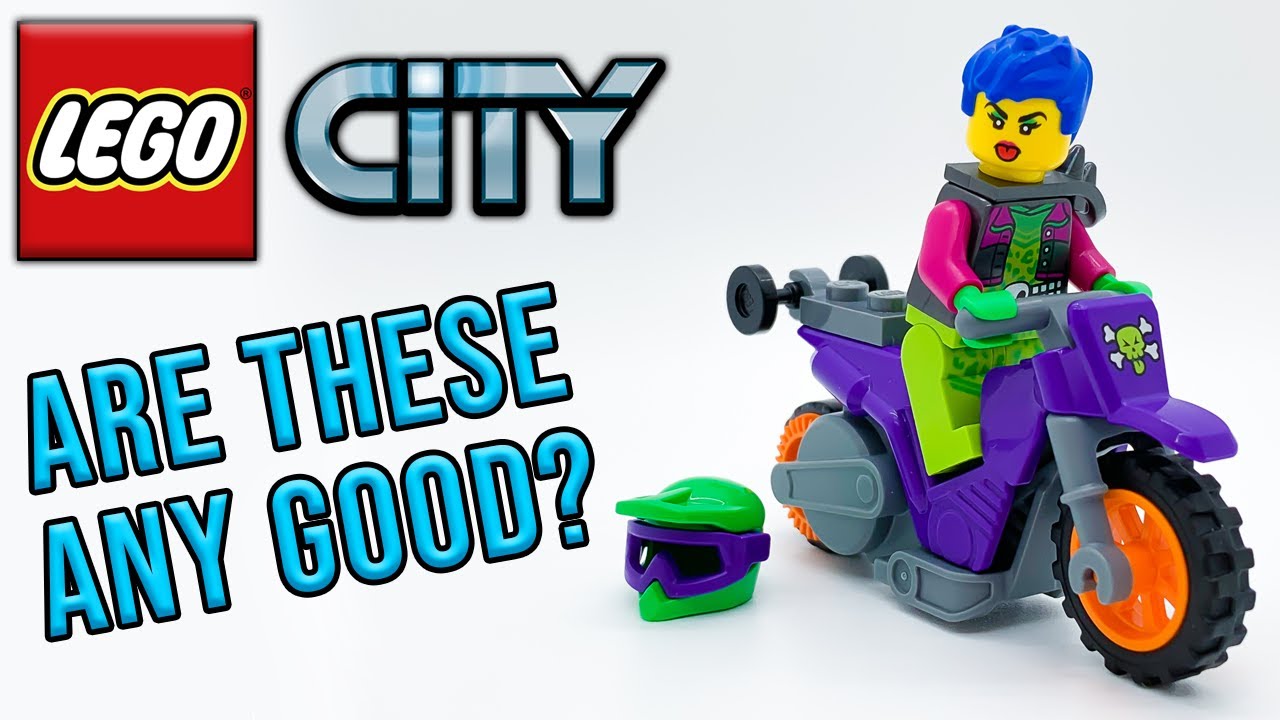 How are the LEGO City Stuntz Bikes? | Wheelie Stunt Bike Review! Set ...